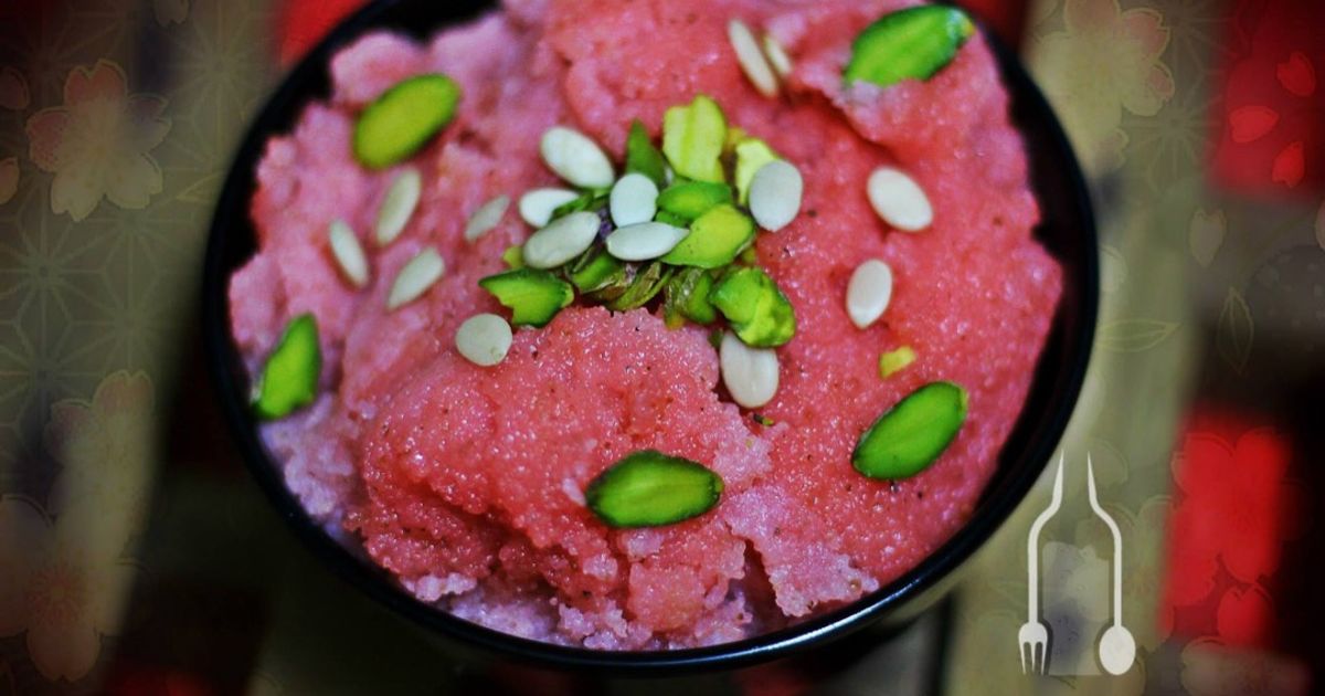 Rose Halwa Recipe by Shaheen Mustafa - Cookpad