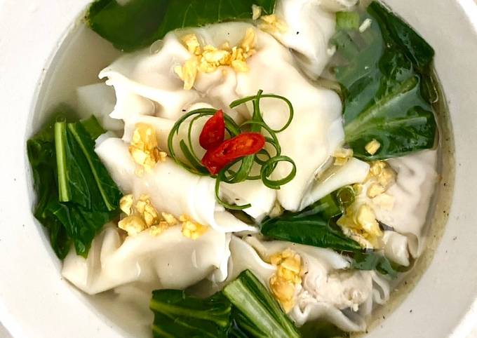 Resep Pangsit Kuah (Wonton Soup) oleh yashella tirana - Cookpad