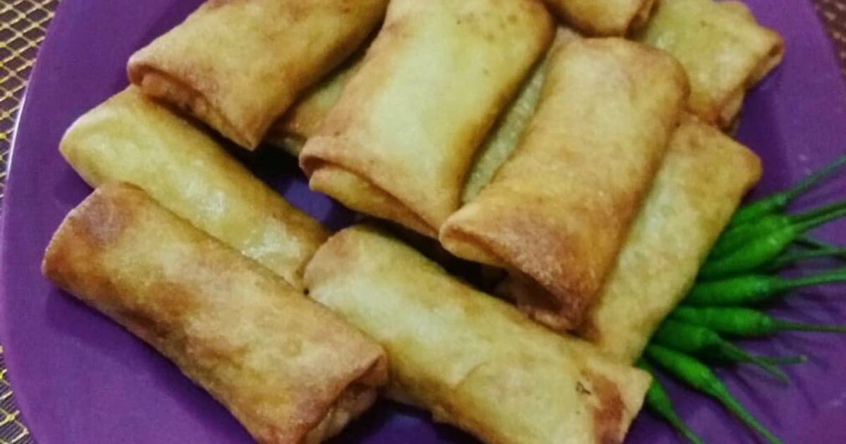 Resep Lumpia Udang Rasa Nendang 💕 oleh Selma Cakery - Cookpad