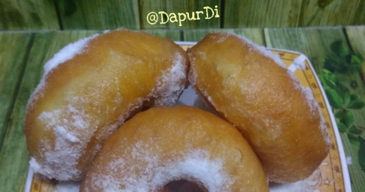 Resep Donat empuk menul (no kentang no ulen) oleh Diah Pohan - Cookpad