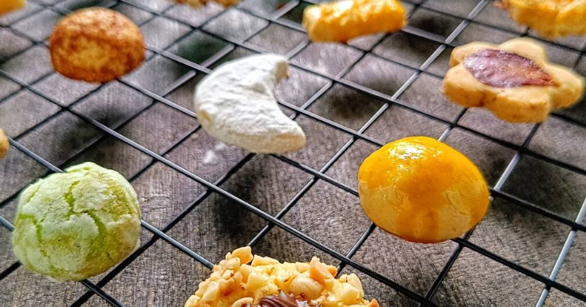 Resep Cookies Sat Set, 1 Adonan Kue Kering Untuk Aneka Variasi oleh ...