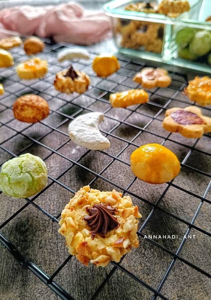 Resep Cookies Sat Set, 1 Adonan Kue Kering Untuk Aneka Variasi oleh Anna Hadi_ant - Cookpad