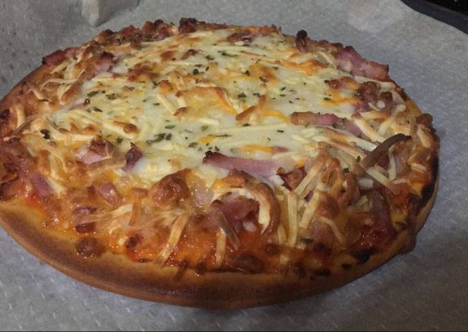 Pizza provolone 🍕 Receta de Ainhoacocina- Cookpad