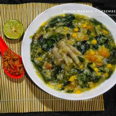 Resep Bubur manado spesial oleh Yuyun S - Cookpad