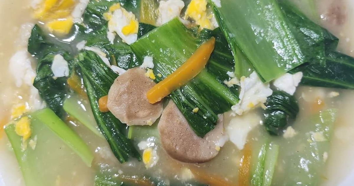 Resep Pokcay Siram Bakso Telur oleh Key - Cookpad