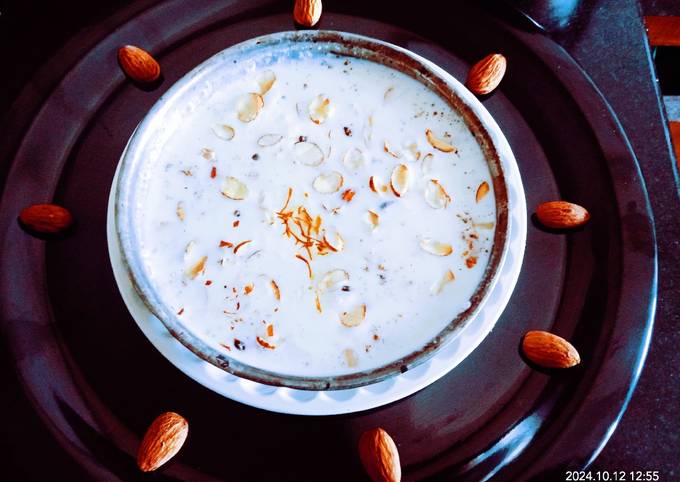 Healthy tasty delicious bhagar(samaj rice) rice fresh cream and dry ...