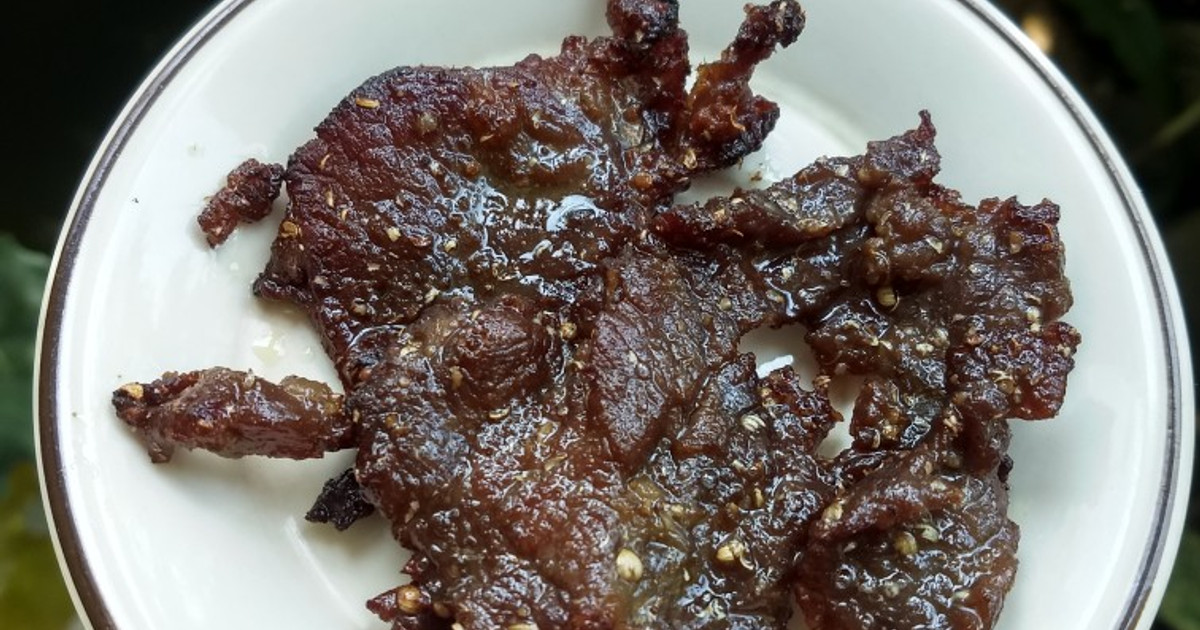 Resep Dendeng Sapi Manis Metode Jemur oleh Yugi - Cookpad