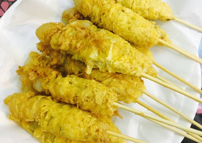 Resep Pentol kerikil gulung telur oleh Ummu@muhamad yafit - Cookpad