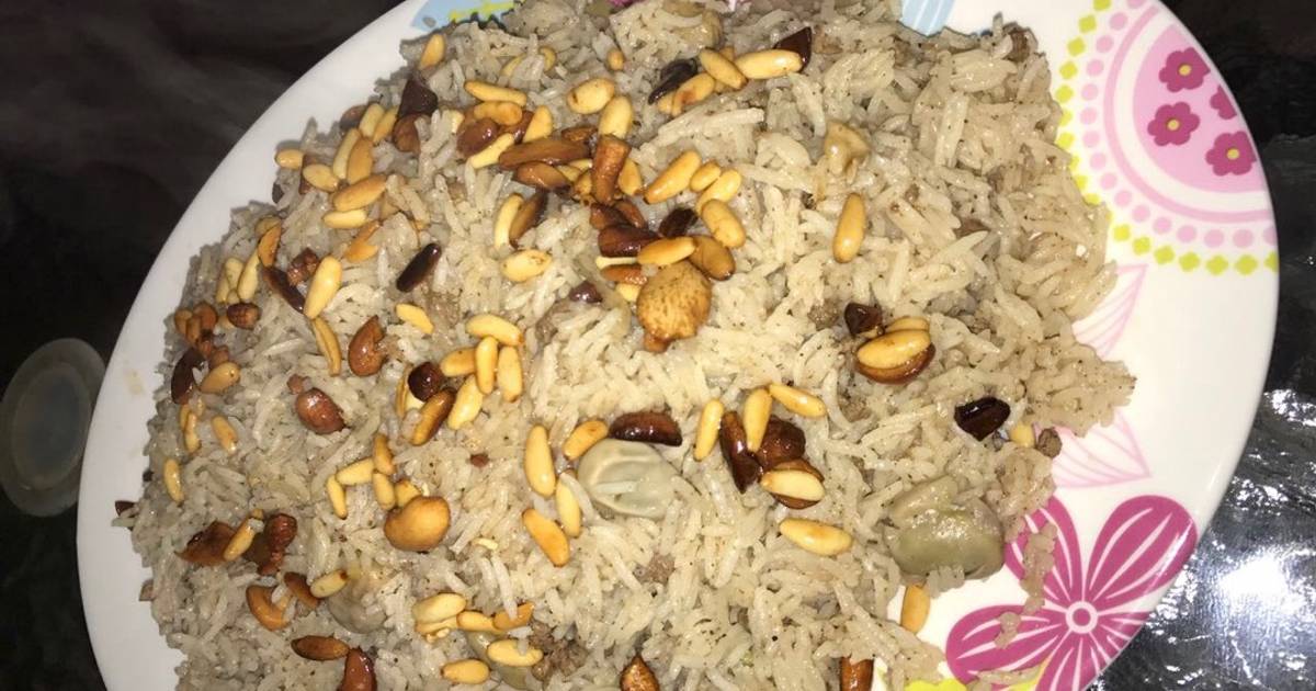 طريقة عمل رز بفول على اصولها بطريقة سهلة وسريعة من لين - كوكباد