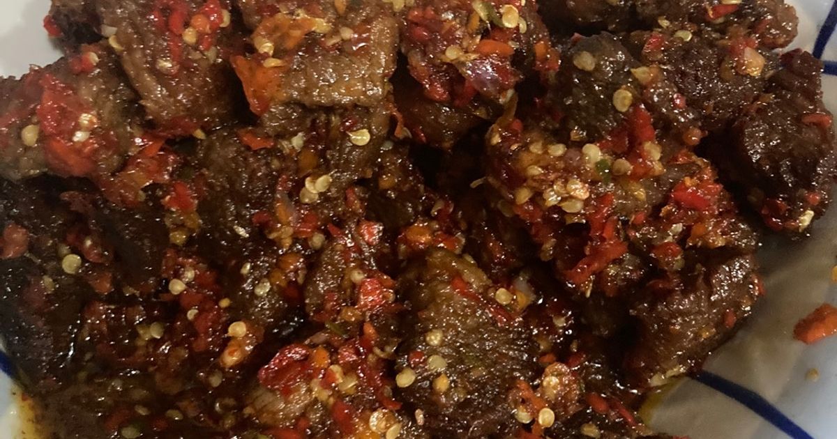 Resep Dendeng Balado Simple oleh septiani dewi rahayu - Cookpad