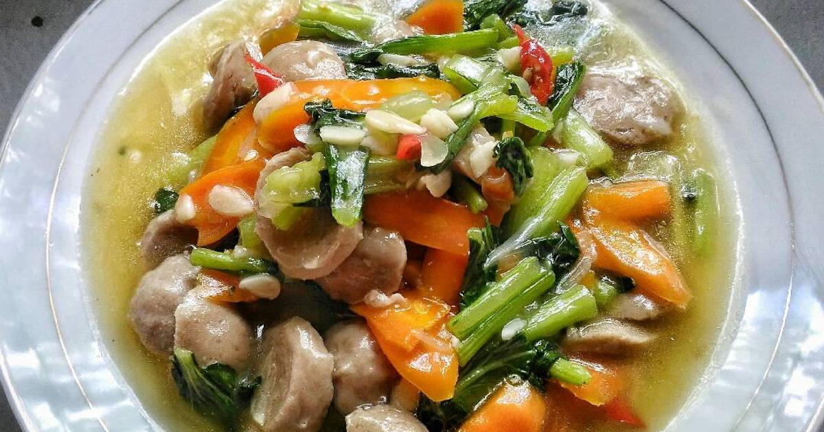 1.019 resep cah caisim bakso enak dan mudah - Cookpad