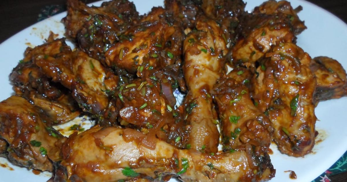 Wet Fry Garlic Chicken Recipe by Francine Franca - Cookpad