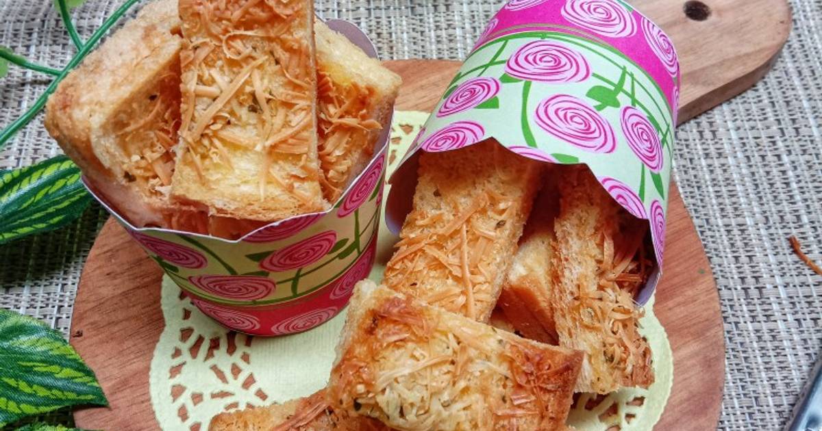 Resep Bagelan Roti Tawar Bawang Putih oleh Iffah Foodies - Cookpad