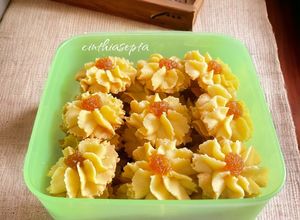 Resep kue semprit renyah, lembut, praktis untuk suguhan hari raya