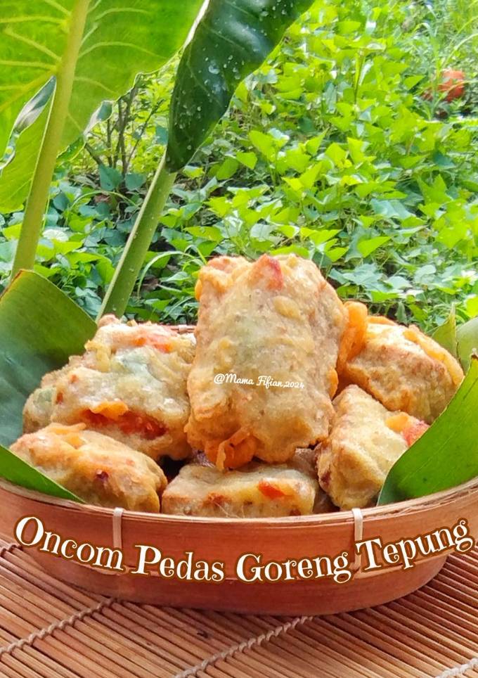 Resep Oncom Pedas Goreng Tepung oleh Lanjarsih/Mama Fifian ...