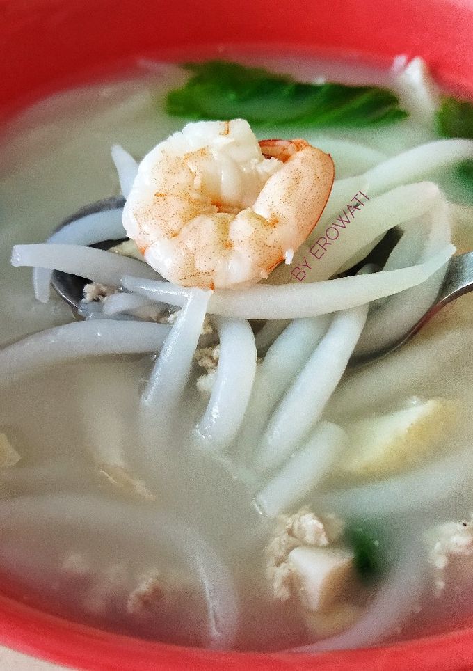 Resep Silver Needle Noodles / Low Shu Fun / Bee Tai Bak (Soup Version ...