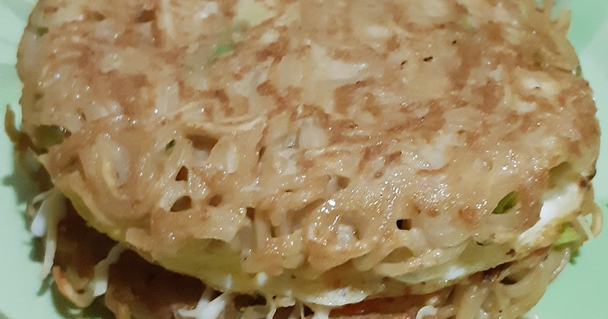 Resep Burger Mie oleh Indah Riduwan - Cookpad