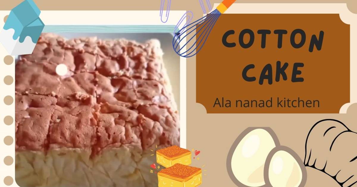 Resep Resep cotton cake oleh Nanad Kitchen - Cookpad