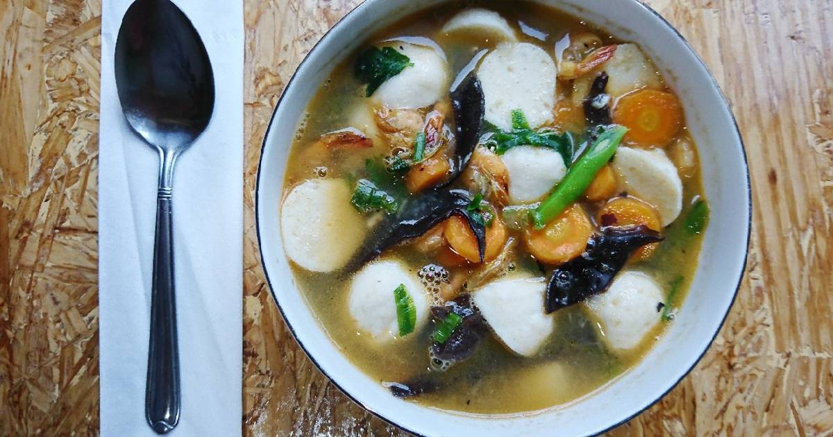 47 resep sop bakso ikan udang enak dan mudah - Cookpad