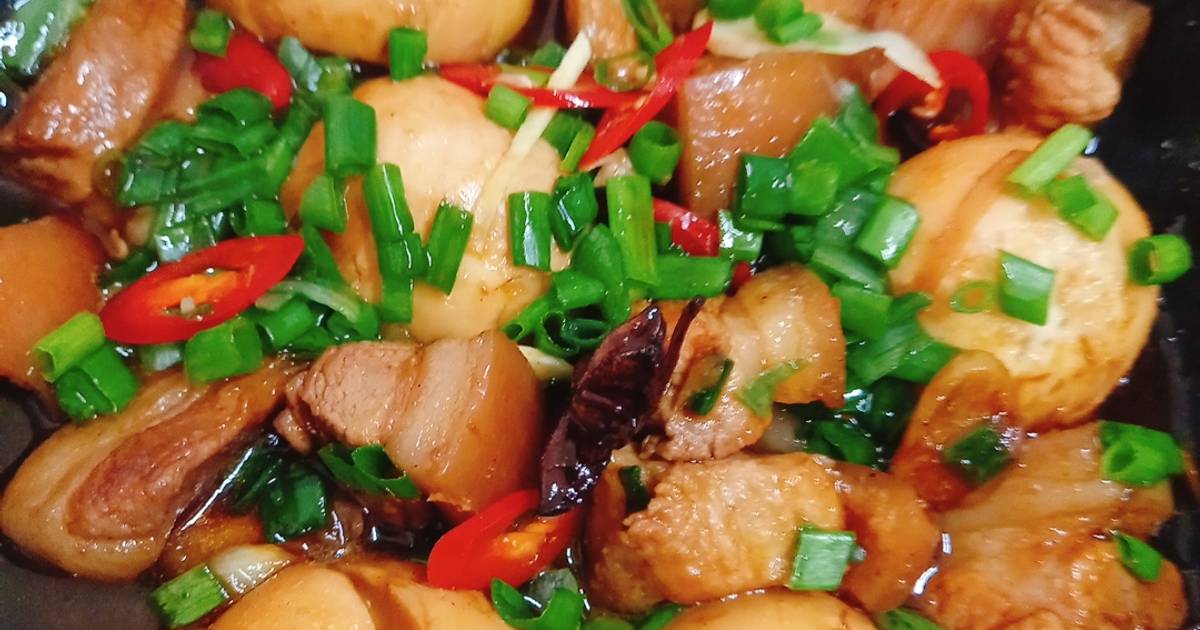 Cách Làm Món Thịt trứng kho bia của Huyen le Tran - Cookpad