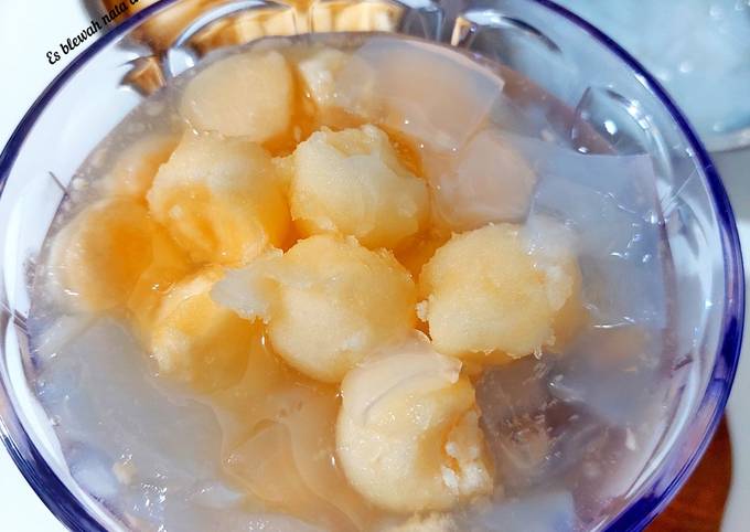 Resep Es blewah nata de coco oleh Arlina - Cookpad