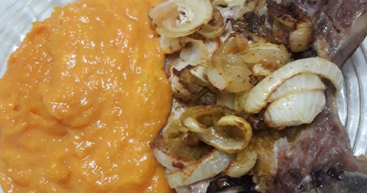 Costillas de cerdo con pure - 31 recetas caseras- Cookpad