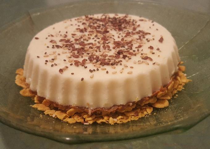 Postre helado de coco con dulce de leche Receta de Julieta Riv- Cookpad