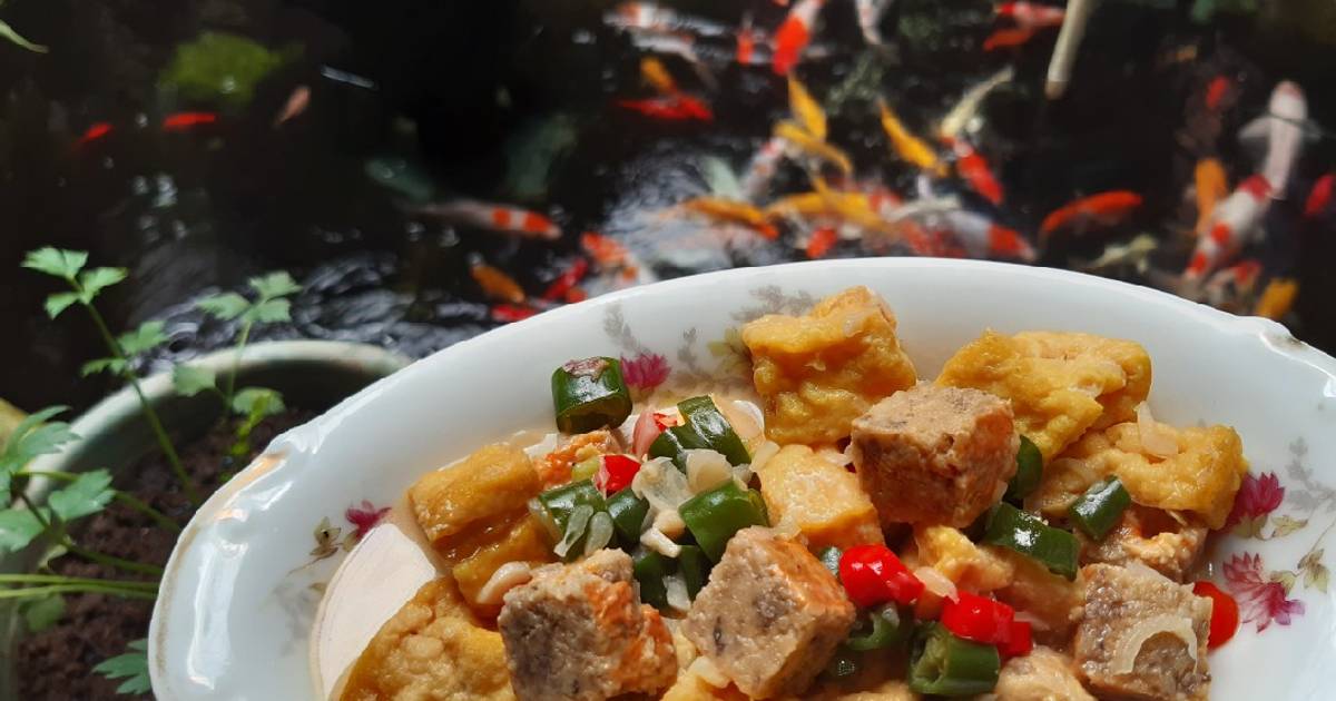 Resep Sayur tahu oncom oleh Yin_S - Cookpad