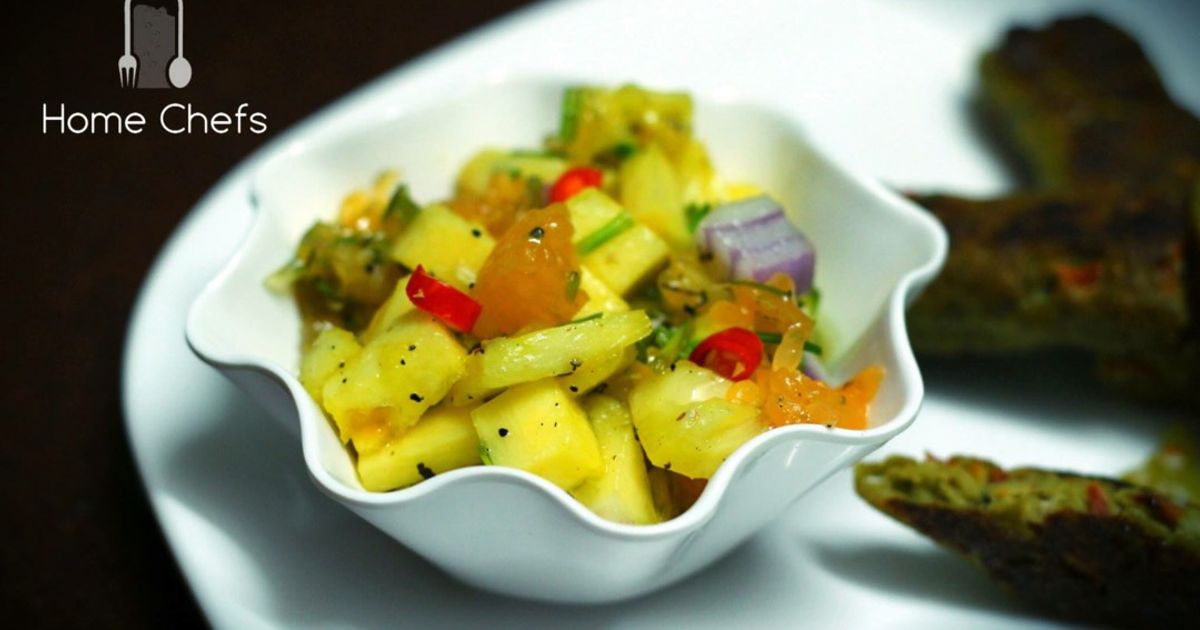 Caribbean Orange Pineapple Salad Recipe by Shaheen Mustafa - Cookpad