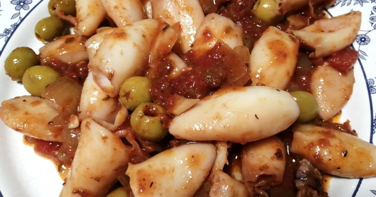 Calamares en salsa - 369 recetas caseras- Cookpad