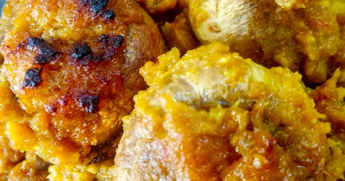 Tandoori Stuffed Mushroom Recipe by Dr. Sharda Sharma - Cookpad