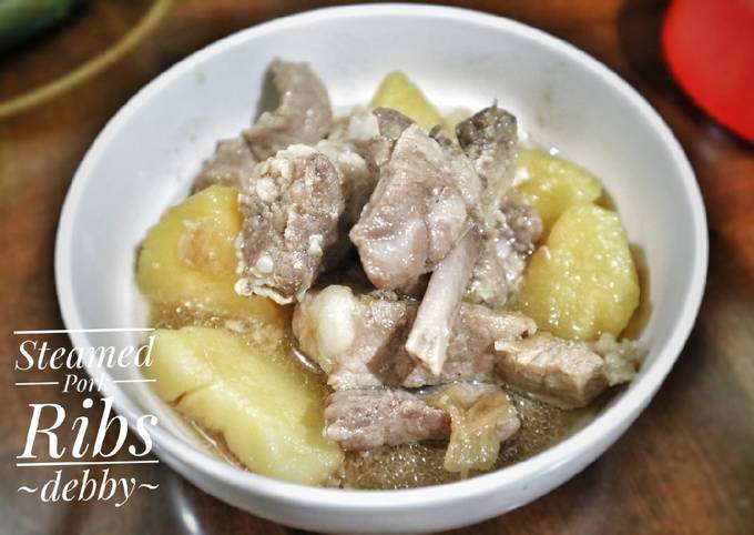 Resep Steamed pork ribs oleh Debby Lukito - Cookpad