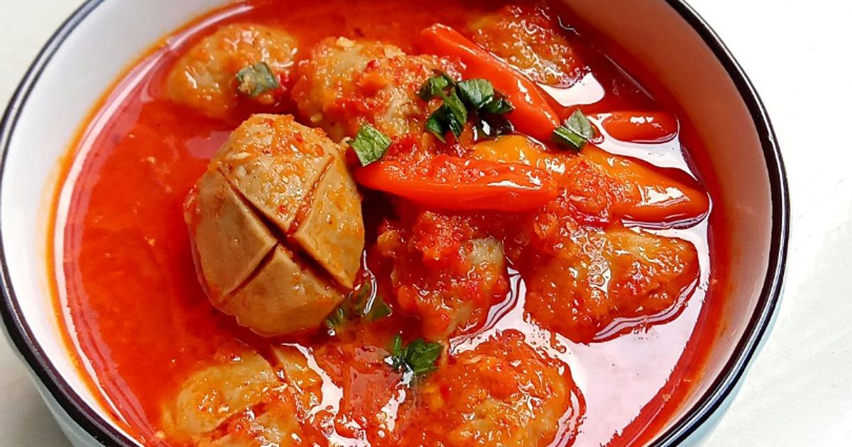 Resep bakso mercon kuah rumahan enak dan mudah - Cookpad