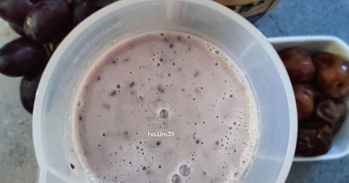 Resipi Susu Kurma & Anggur oleh ha.lim39 - Cookpad