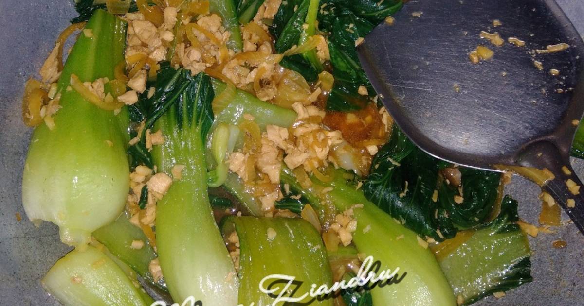 Resep Tumis Pokcay ayam cincang oleh Astuti Rahmanto - Cookpad