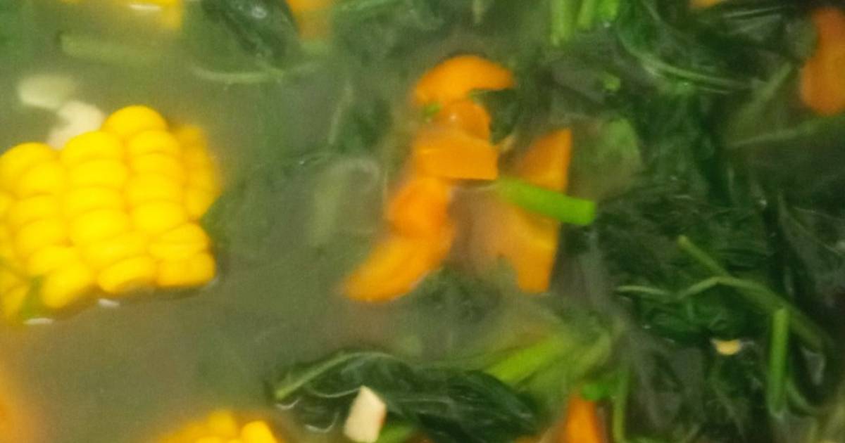 Resep Sayur bayam simple oleh Bundanya Dhimaz - Cookpad