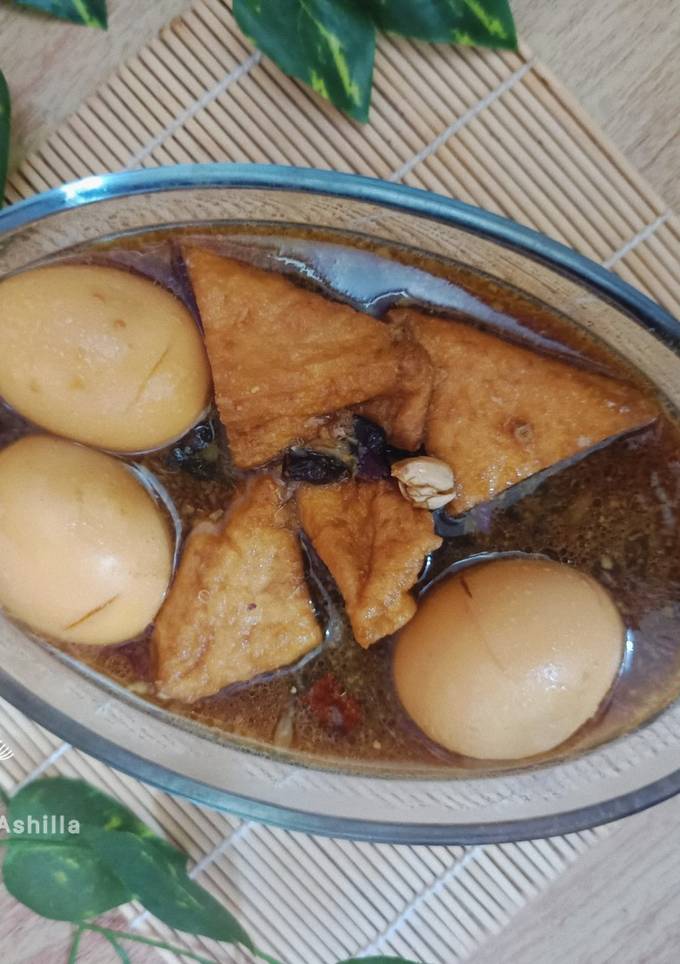 Resep SEMUR TELUR & TAHU (Resep simple) oleh MammaAshilla - Cookpad