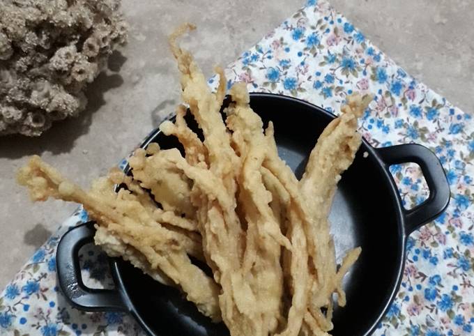 Resep Jamur enoki crispy oleh Ani Brilian - Cookpad
