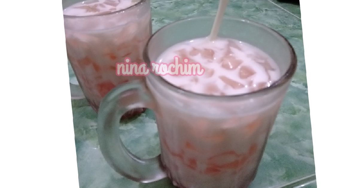 Resep Es Milky Jelly oleh nina rochim - Cookpad