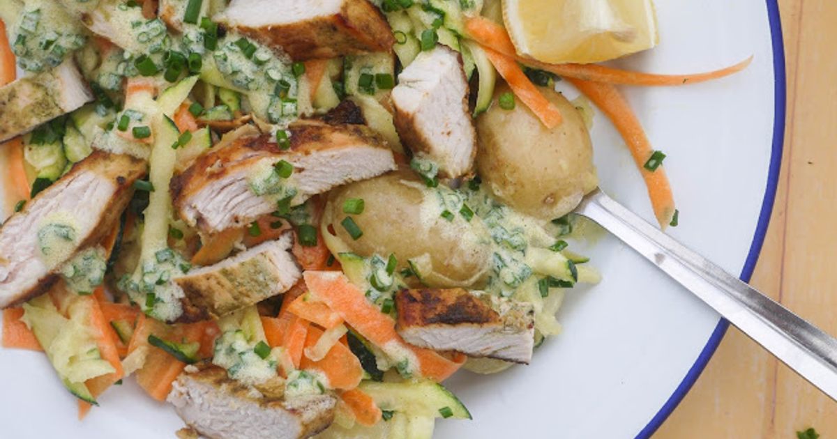 Pollo Con Salsa De Cebollín (Chive) Receta de Comida Pakistaní 🍜