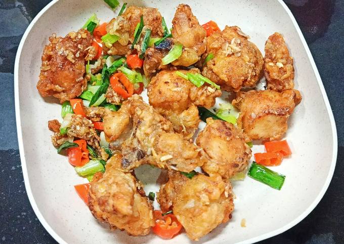 Resep Ayam cabe garam oleh dapur adell 🌼 - Cookpad