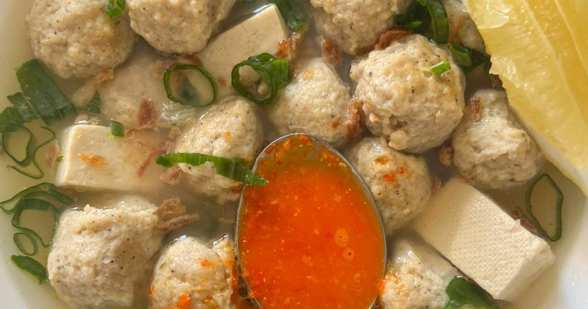 Resep Bakso ikan oleh 𝓘𝓷𝓪. 𝓚𝓲𝓽𝓬𝓱𝓮𝓷👩‍🍳 - Cookpad