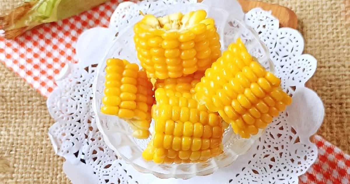 Resep Jagung Rebus Mentega oleh Ibu Tina - Cookpad