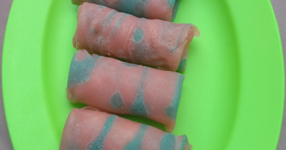 Resep Dadar Gulung Motif Tanpa Telur oleh Mama Kafa - Cookpad