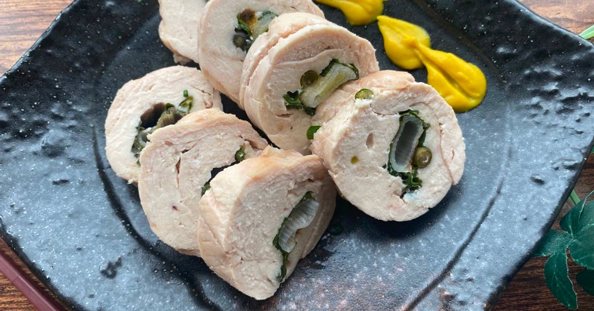 Japanese Chicken Roll Recipe by Aunty Eiko's international cuisine ...
