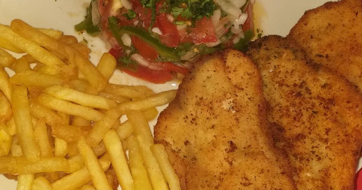 Pechugas de pollo rebozadas - 380 recetas caseras- Cookpad