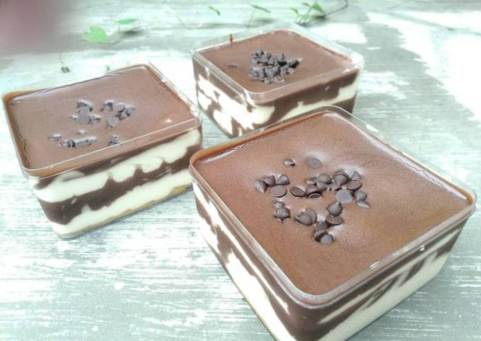 Resep Eclair Cake dessert box oleh Lidya H. Waworuntu - Cookpad
