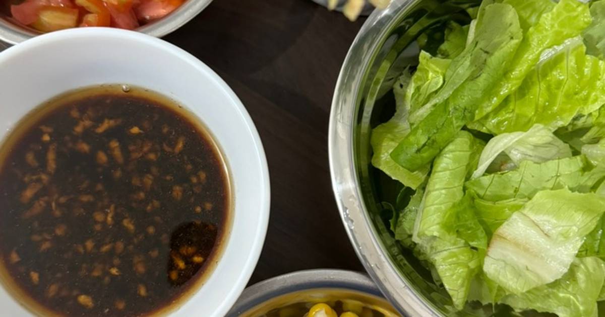 Resep Ponzu Garlic Salad Dressing oleh carmelitayelli - Cookpad