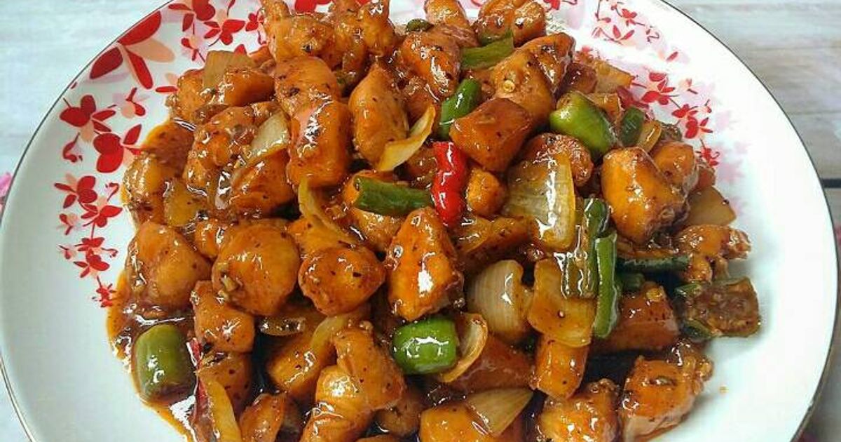 Resep ayam lada hitam tanpa paprika rumahan enak dan mudah - Cookpad
