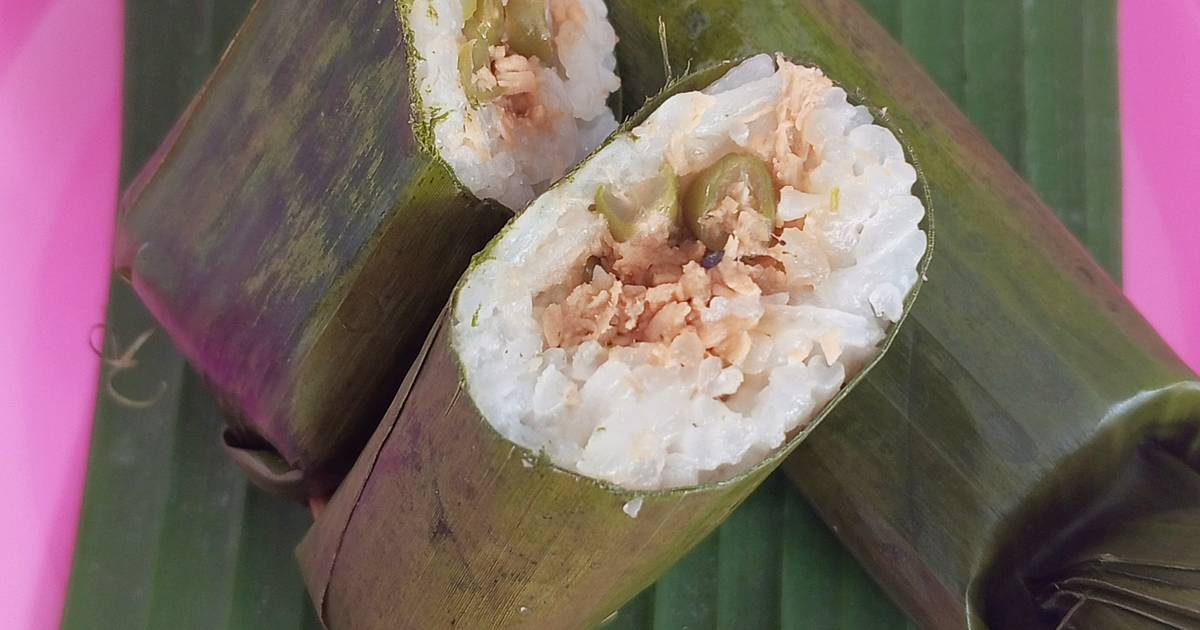 Resep Arem arem isi buncis ayam cincang oleh shay hoo junior chef - Cookpad